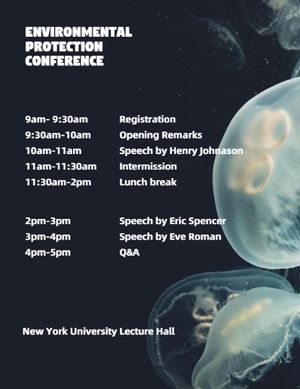 Free Conference Program Templates to Design and Customize for Free | Fotor