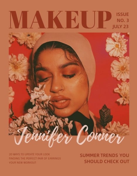 Customize Makeup Magazine Cover Design Templates & Layouts For Free ...