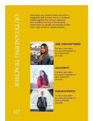 Free Yearbook Templates for Design Online Easily | Fotor