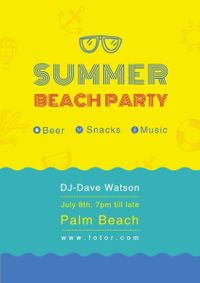 Free Customizable Party Flyer Templates | Fotor Graphic Designer
