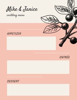 Free Cute Menu Templates to Design and Customize for Free | Fotor