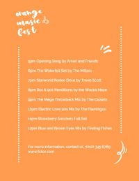 Free Musical Program Templates to Design and Customize for Free | Fotor