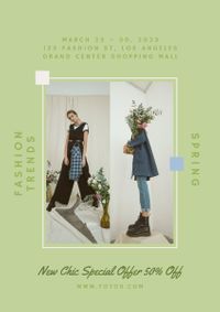 Free Clothes Poster Templates to Design and Customize for Free | Fotor