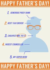 Free Customizable Father’s Day Poster Templates | Fotor Graphic Designer