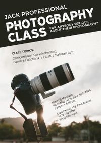 Free Photography Poster Templates to Design and Customize for Free | Fotor