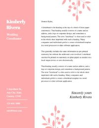 Free Customizable Wedding Letterhead Templates | Fotor Graphic Designer