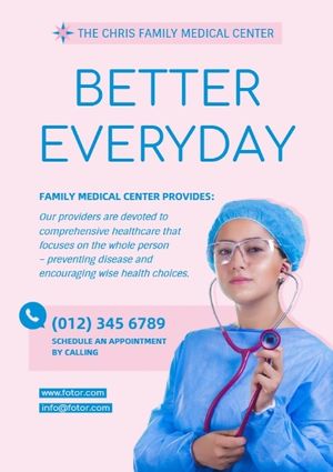 Free Customizable Hospital Flyer Templates | Fotor Graphic Designer