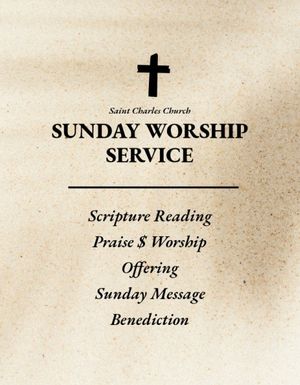 91 Free Church Program Templates to Design and Customize for Free | Fotor