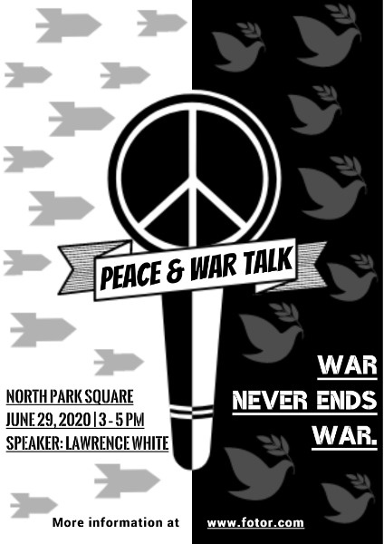 Customizable Antiwar Poster Templates | Fotor Graphic Designer