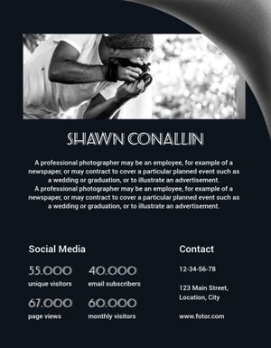 Free Media Kit Templates for Design Online Easily | Fotor