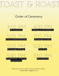 104 Free Party Program Templates to Design and Customize for Free | Fotor