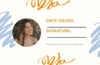 Free Customizable Cute ID Card Templates | Fotor Graphic Designer