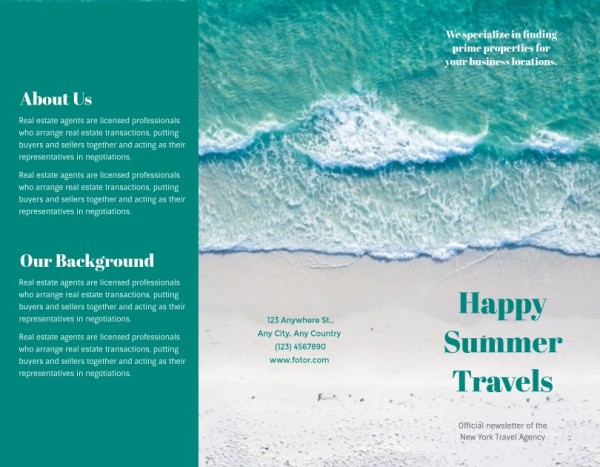 Travel Brochure Maker Editable Travel Brochure Templates For Design 