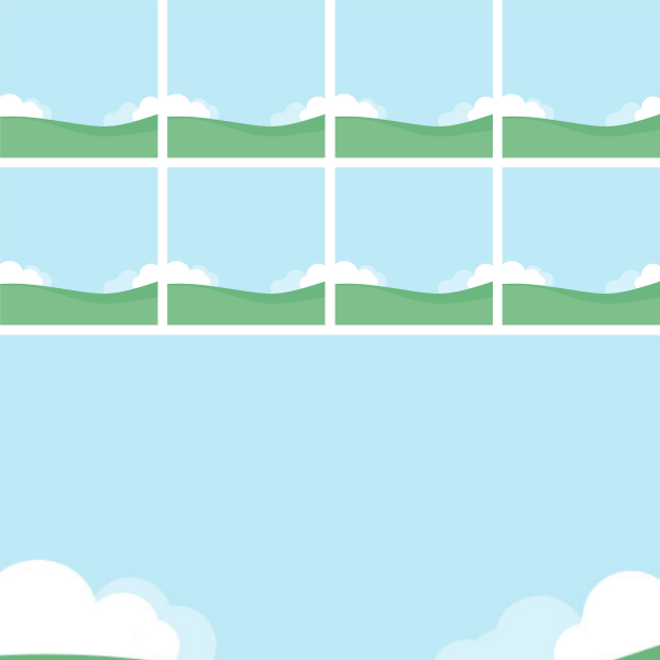 Customizable Blank 9 Grids Collage Classic Collage Templates | Fotor ...