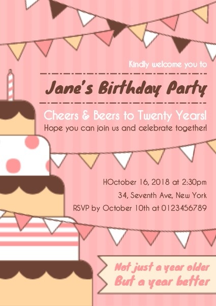 Make Birthday Invitation Cards Online For Free Fotor Invitation Maker